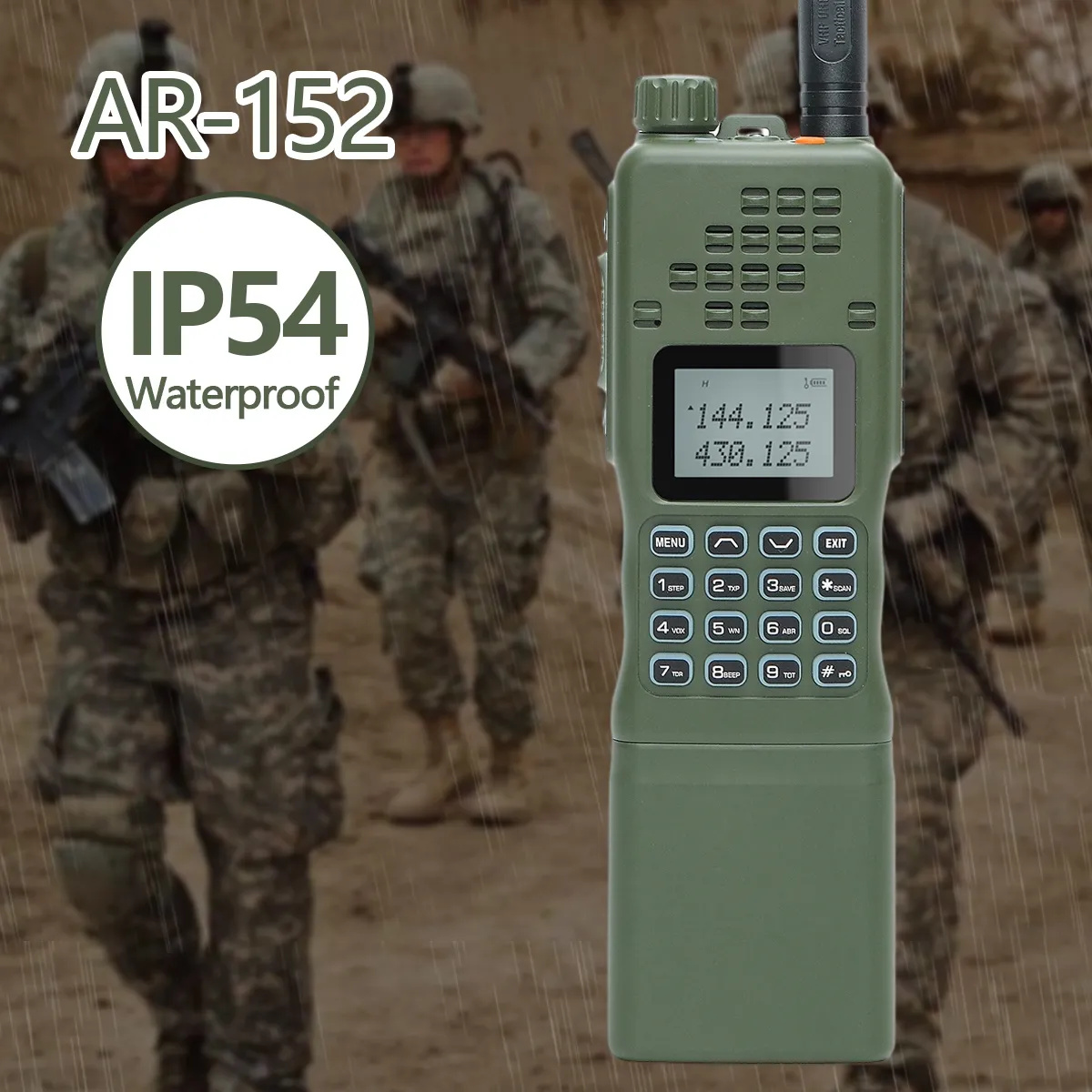 BAOFENG AR-152 Ham Radio 10W Powerful Long Range Walkie Talkie - Baofeng