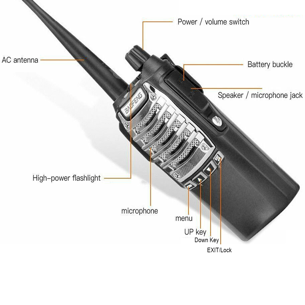 Baofeng UV-8D 400-480MHz UHF Walkie Talkie - Baofeng