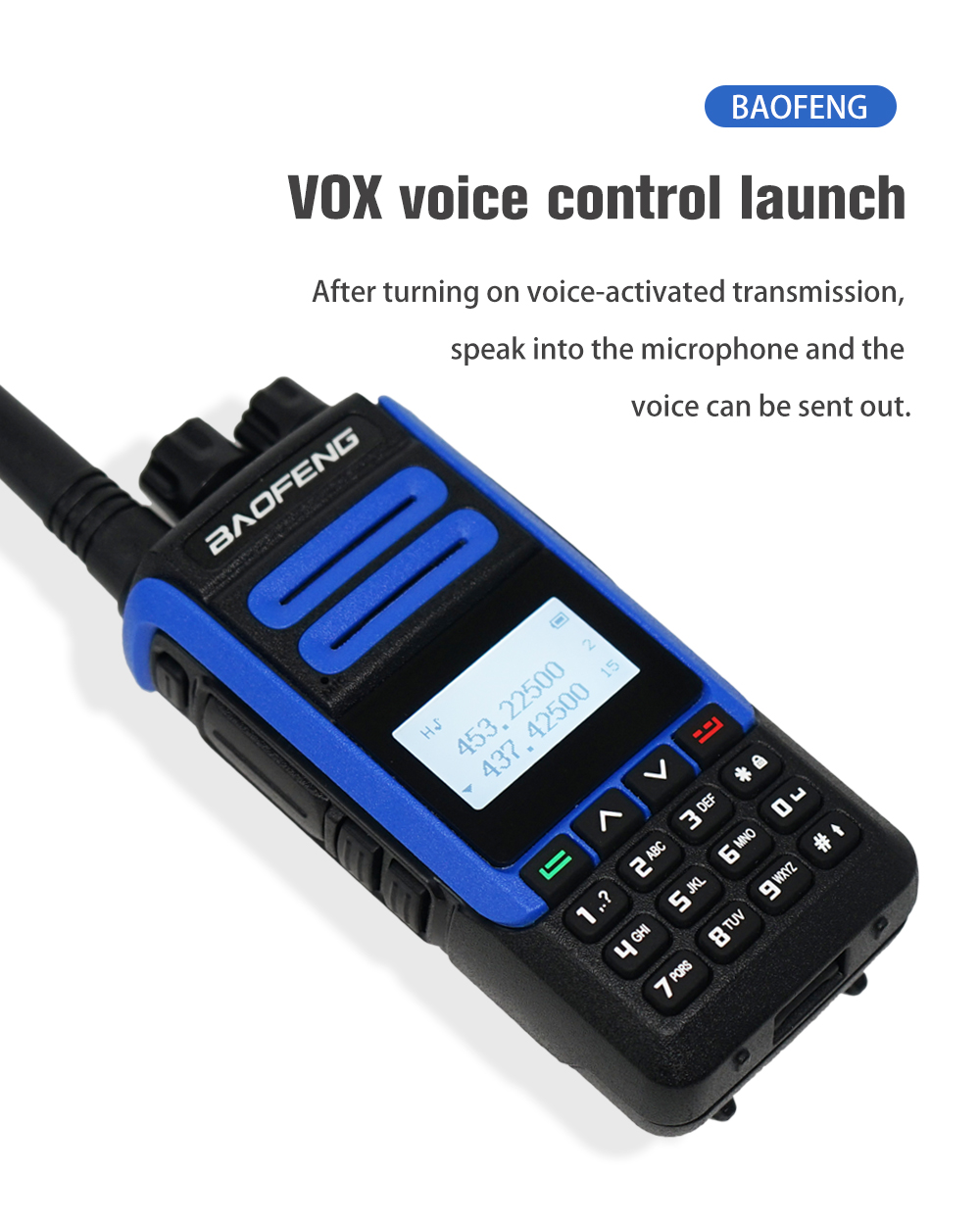 BAOFENG BF-H7 Rechargeable Long Range Walkie Talkie - Baofeng